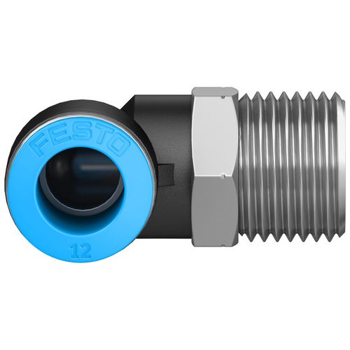 QSL-1/2-12 push-in L-fitting - Coast Pneumatics